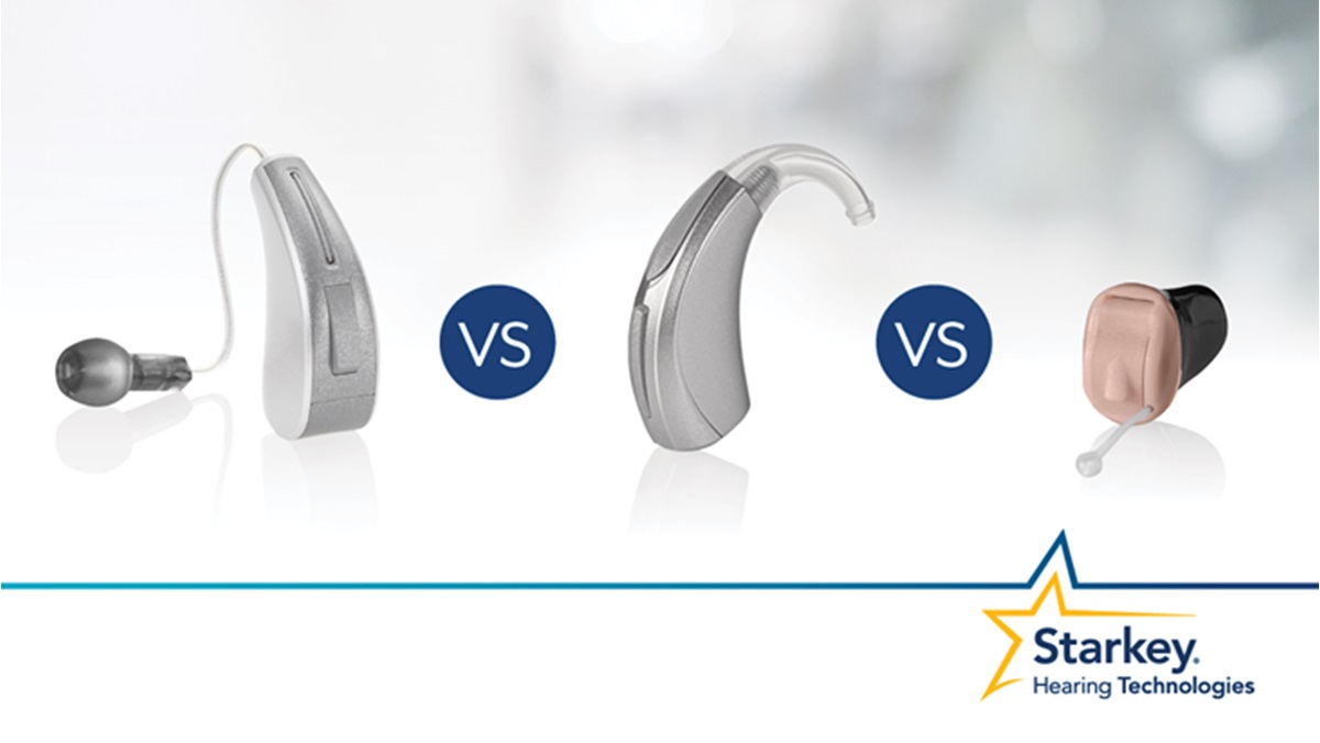 We compare the different types of hearing aid styles