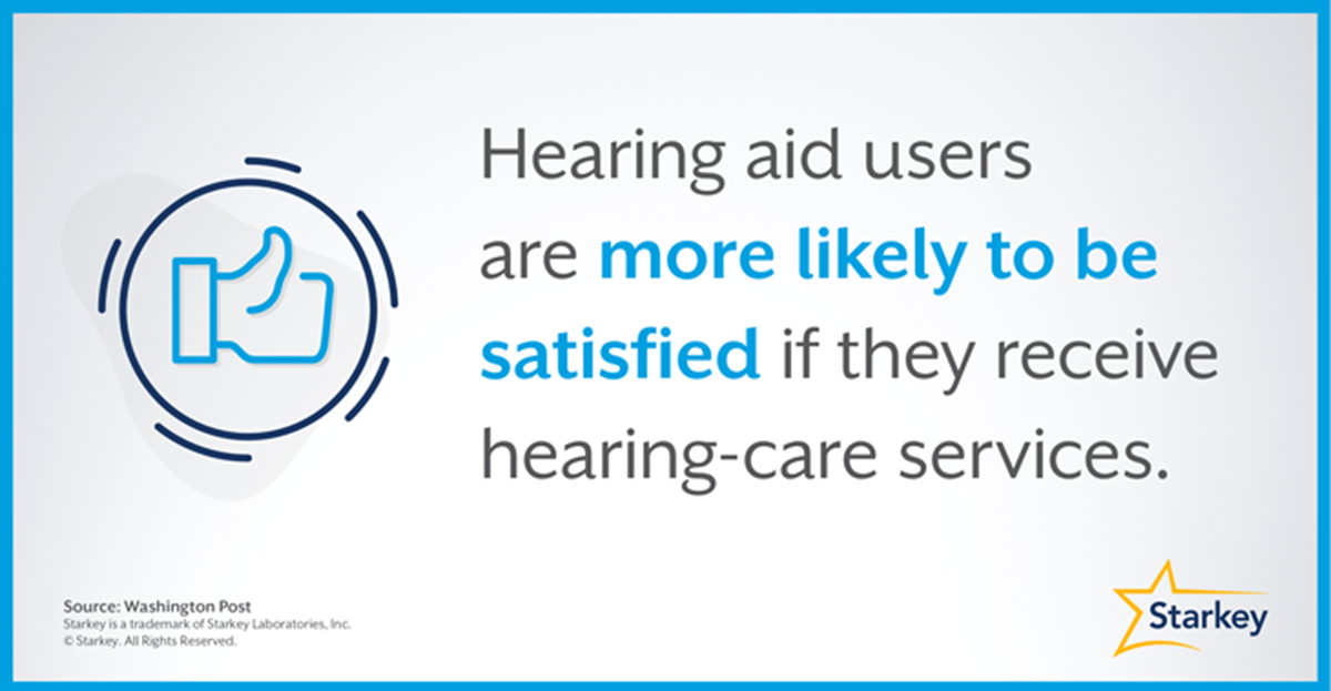 Hearing Care Services Boost Hearing Aid Satisfaction